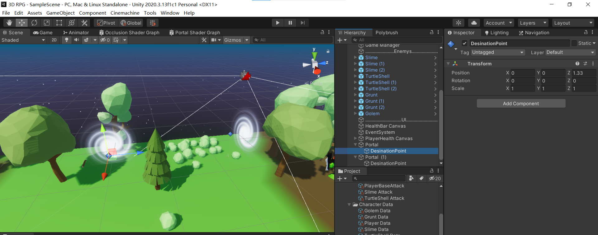 unity 3D RPG教程（六）_unity麦扣rpg教程中的传送门不是urp怎么办-CSDN博客