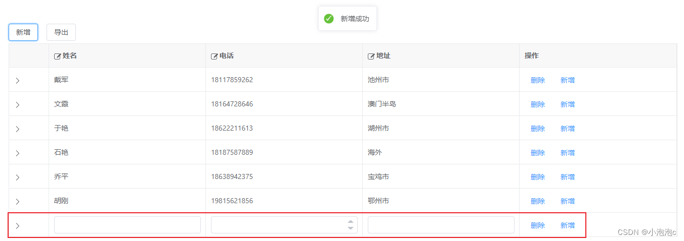 Vxe Table 实现嵌套子表格vxe Table中新增一行 Csdn博客