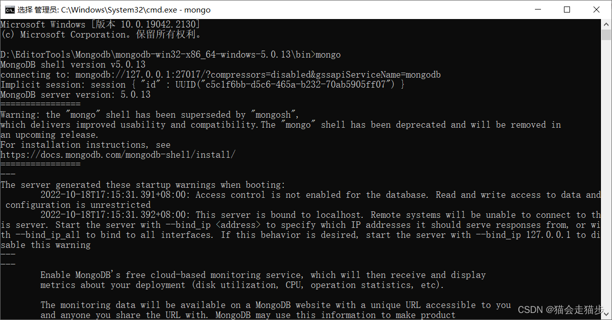 关于启动mongodb Error Connecting To 127 0 0 1 27017报错 Mongo Because It Is Past Its Maximum Allowed