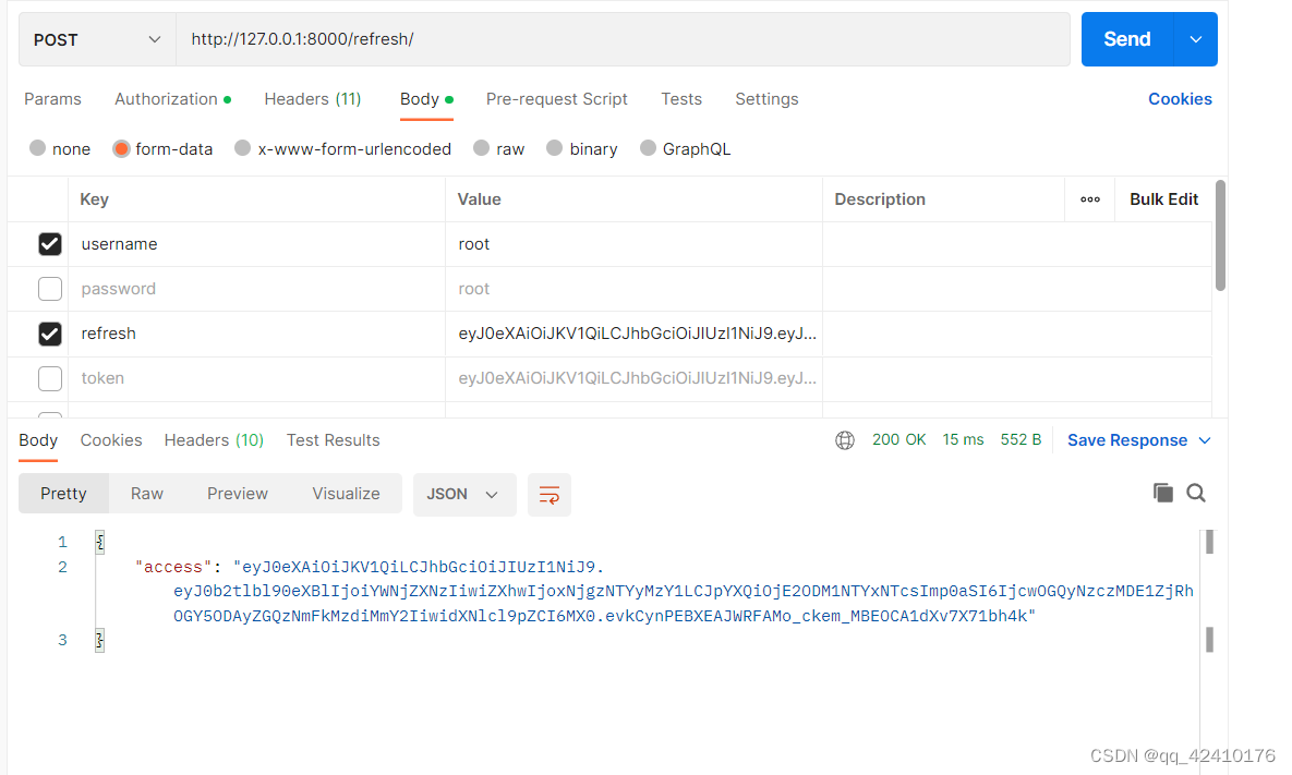 rest_framework_simplejwt自定义使用——登录功能_rest-framework-simplejwt-CSDN博客