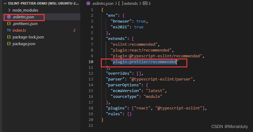 vscode使用Eslint+Prettier格式化代码_.prettierrc.json-CSDN博客