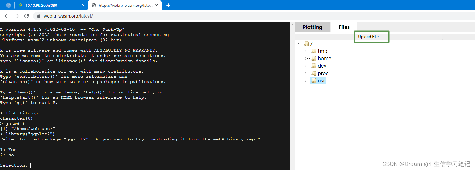 R语言在线网站：WebR - R in the Browser_在线r语言-CSDN博客