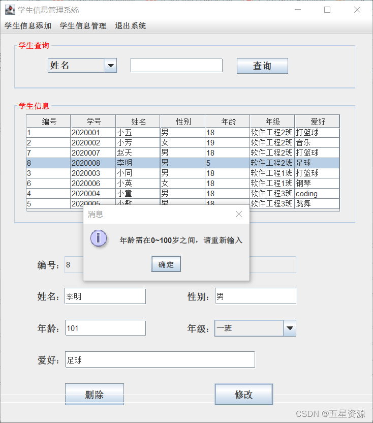 Javaswingmysql学生信息管理系统2学生管理系统java连接数据库有swing不同用户登录 Csdn博客