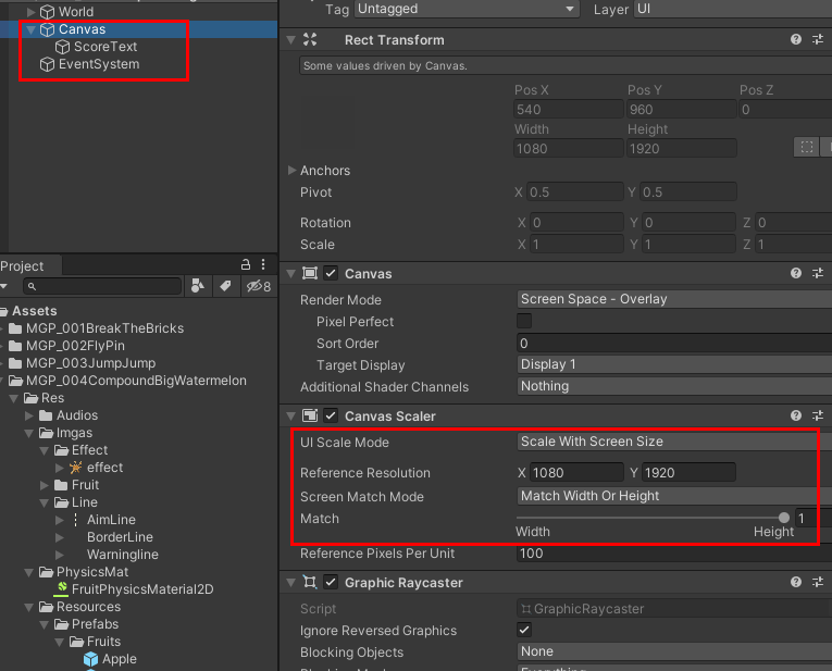 Unity 游戏实例开发集合 之 CompoundBigWatermelon (简单合成一个大西瓜) 休闲小游戏快速实现_untiy 西瓜合成源码-CSDN博客