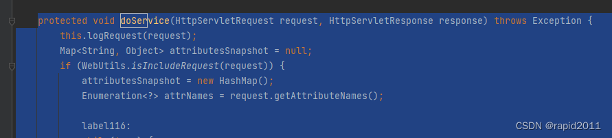 SpringBoot2-7 Web2 请求参数处理 只有Post才能带隐藏_method，只允许额外三种(PUT DELETE PATCH)；doDispatch就是每个请求都会调用的方法 ...