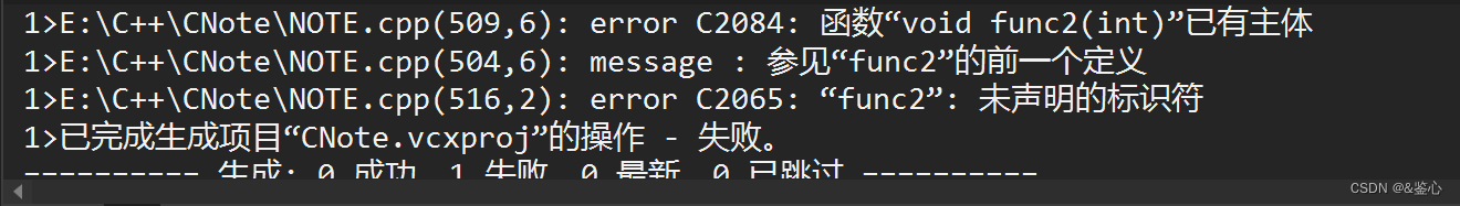 C++函数重载-CSDN博客