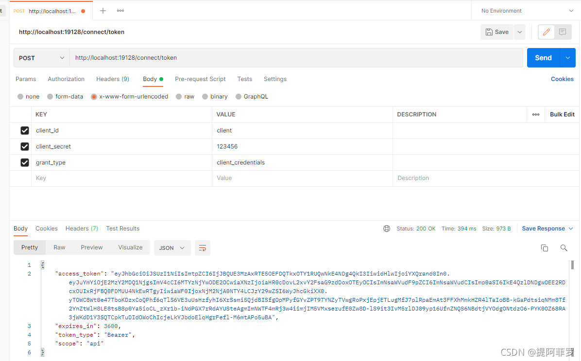 Identityserver4的使用说明furion使用identityserver4 Csdn博客