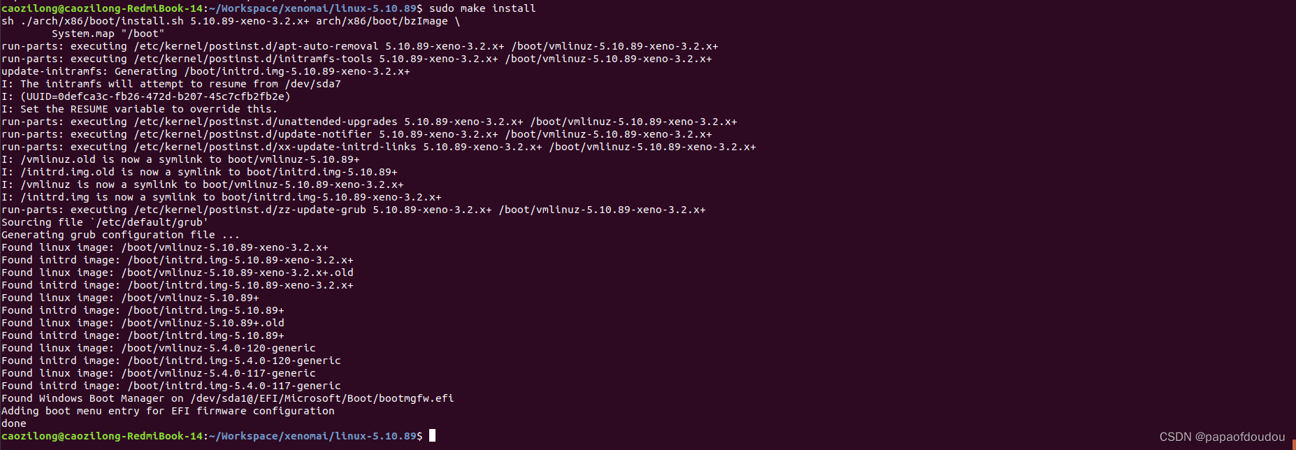 ubuntu18.04平台上基于xenomai3.2对Linux内核的实时化改造_dovetail补丁下载-CSDN博客