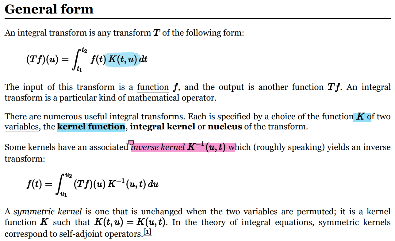 积分变换(Integral Transform)-CSDN博客