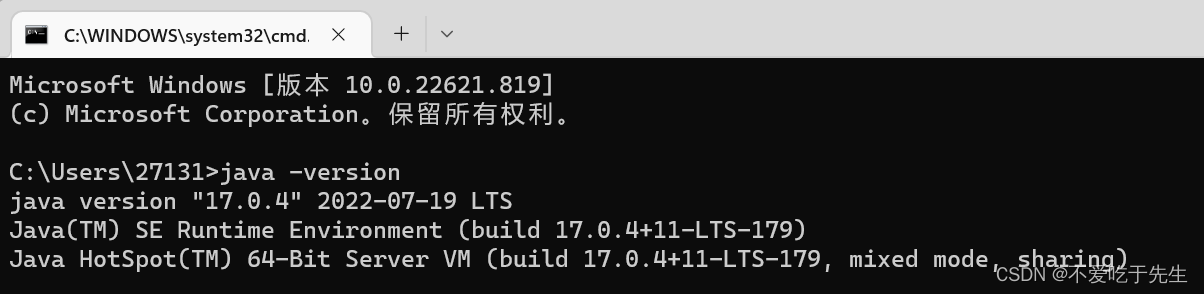 Java运行环境的搭建（以win11为例）java Win11 Csdn博客 