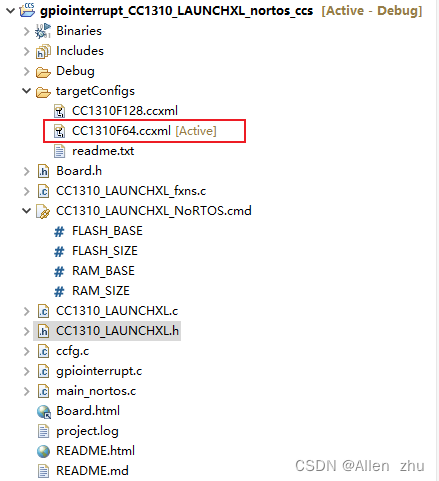 CC1310学习——点灯_cc1310开发教程-CSDN博客