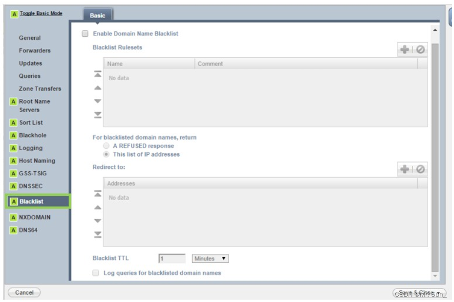 Configuring Blacklist Domains in DNS Infoblox_infoblox dns blacklist-CSDN博客