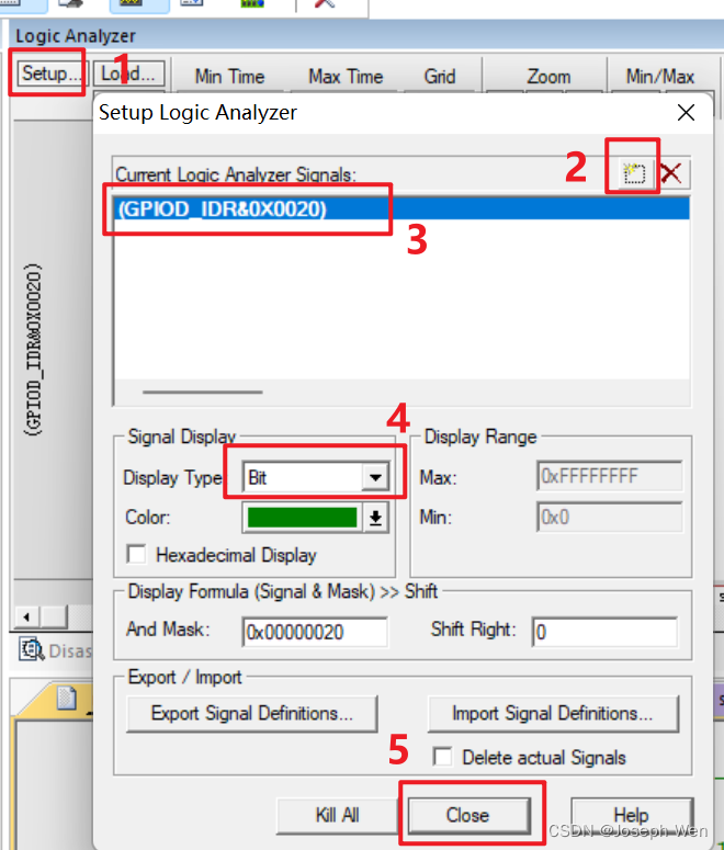 Keil的debug模式下使用simulator，用逻辑分析仪观察io口输出波形的变换keil Simulator Csdn博客