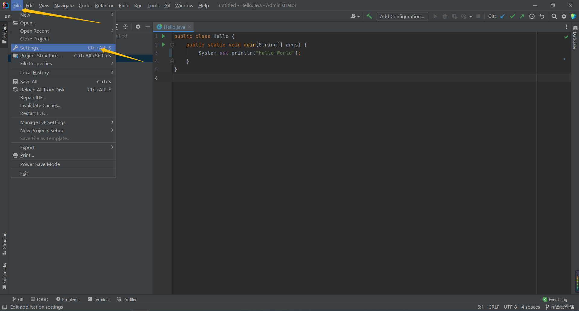 Idea 的内置终端设置成打开cmd 而不是powershell （idea202131 优化设置idea202131 优化设置 