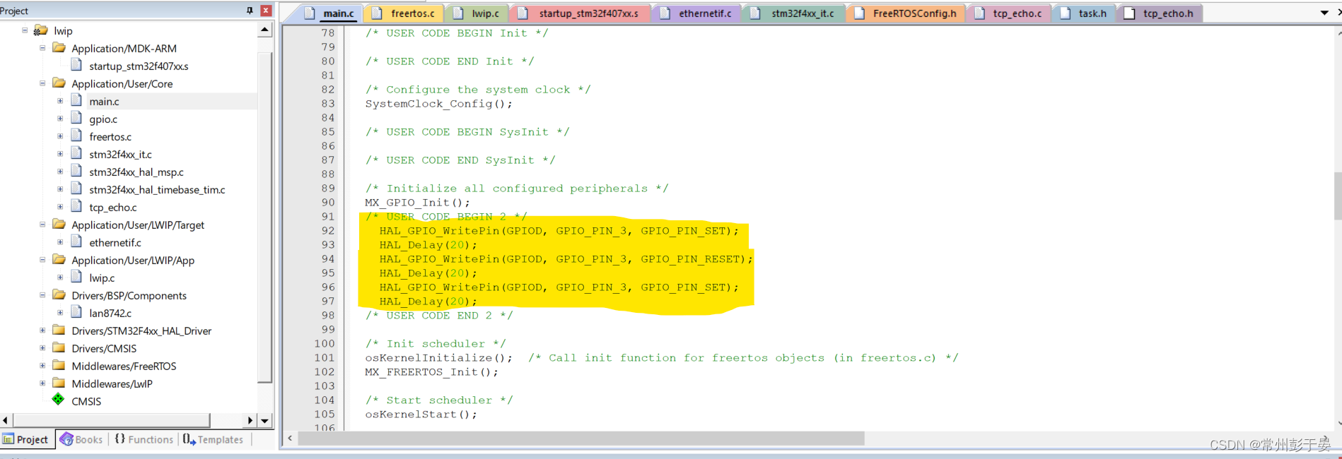 STM32F4 + CubeMX + RTOS + LwIP_cubemx freertos lwip-CSDN博客