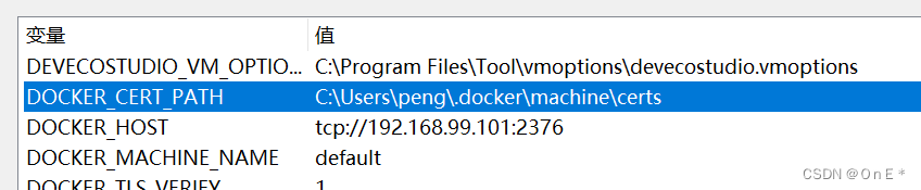 unable to resolve docker endpoint: open C:\Users\username\.docker\machine\machines\default\ca ...