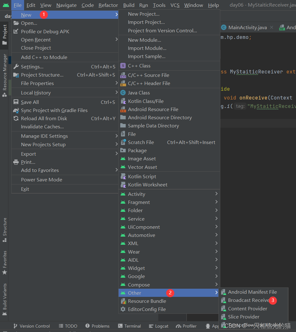Android的四大组件之BroadCast_android 广播加包名-CSDN博客