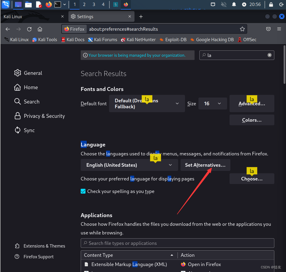 kali火狐设置中文（无需命令）_kali火狐浏览器设置中文-CSDN博客