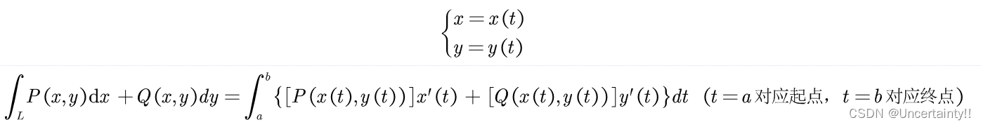 曲线积分（Line Integral）-CSDN博客