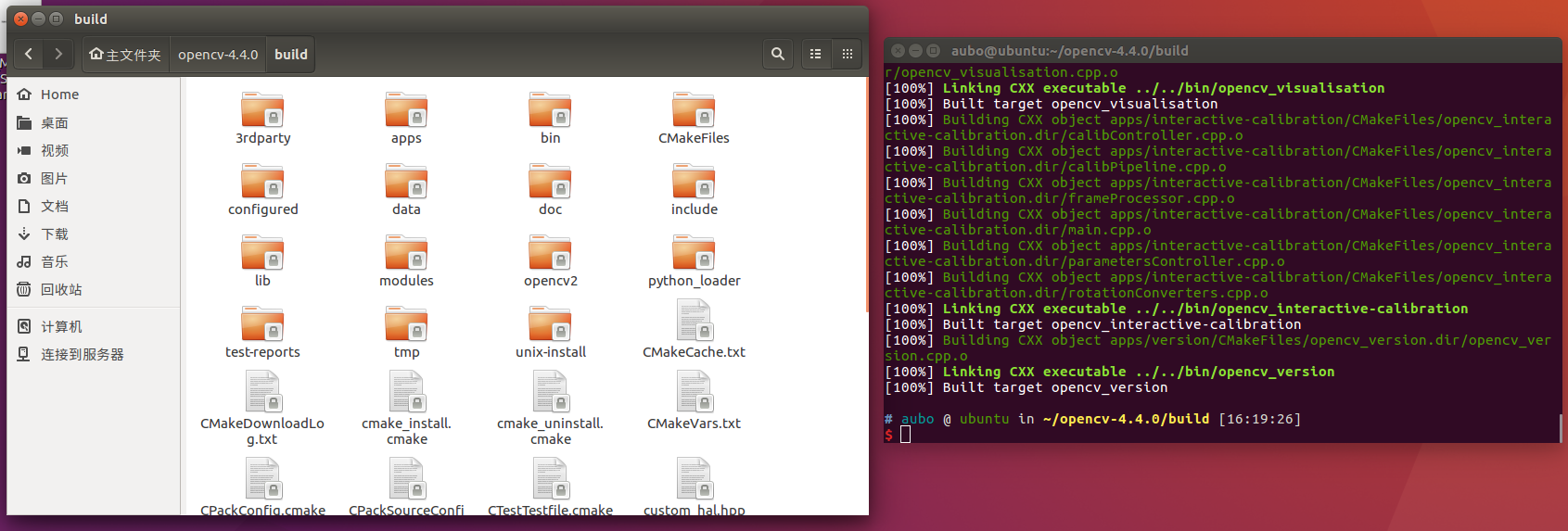 VMware虚拟机中Ubuntu16.04系统下进行OpenCV4.4的安装编译_虚拟机安装opencv-CSDN博客