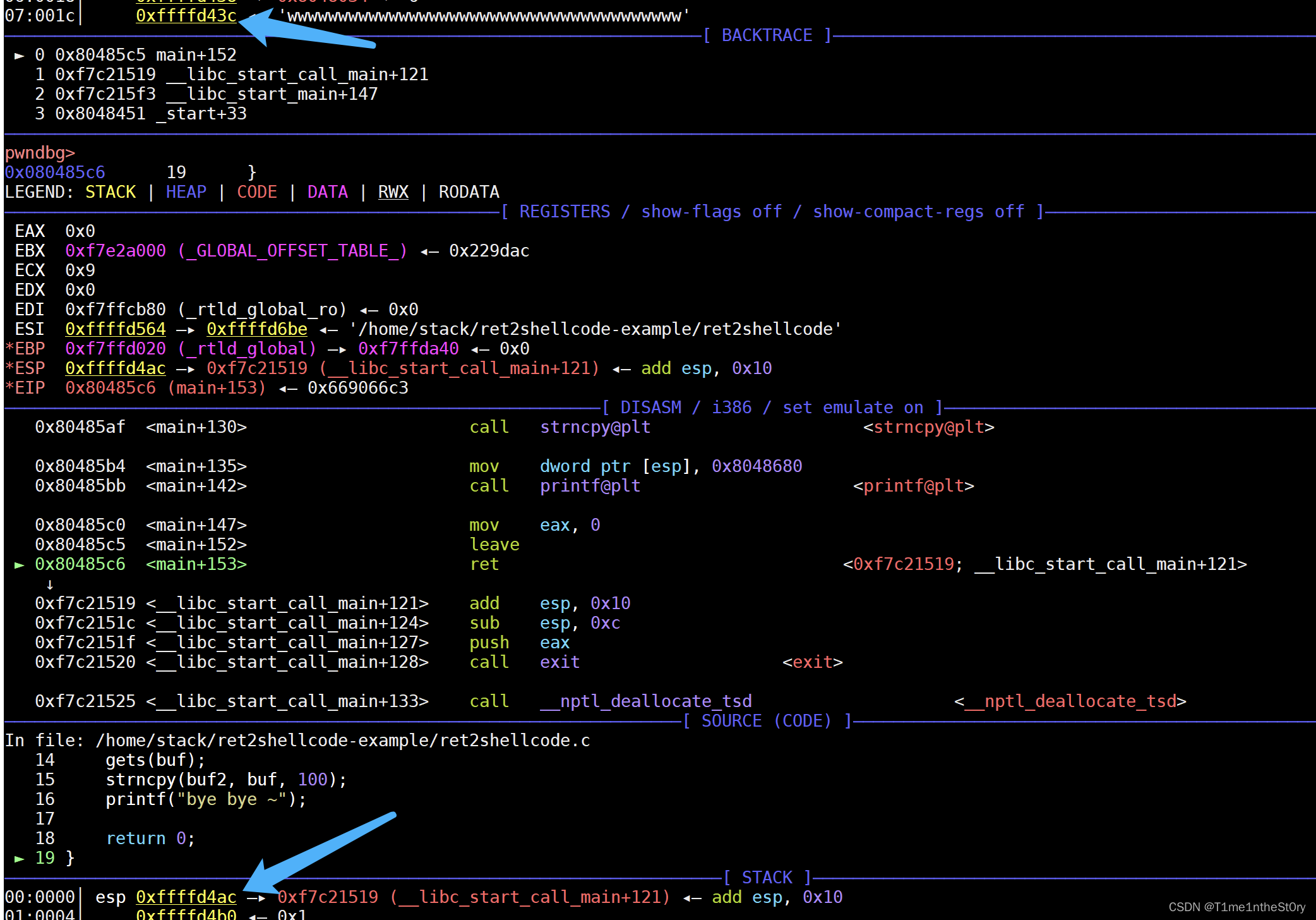 Pwn学习-ret2shellcode_pwn ret2shellcode vmmap没有执行权限报错-CSDN博客