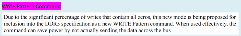 【jesd79 5之】4 Ddr5 Sdram命令描述和操作 34 Write Pattern Command Ddr5 Write Pattern Csdn博客