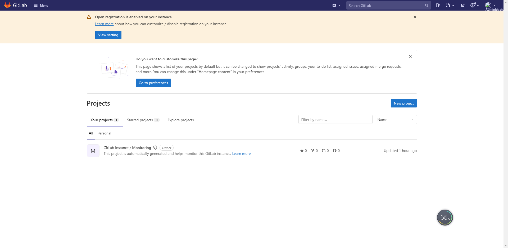 docker下gitlab安装配置以及密码重置_gitlab-ce 宝塔一键部署 用户名 密码-CSDN博客