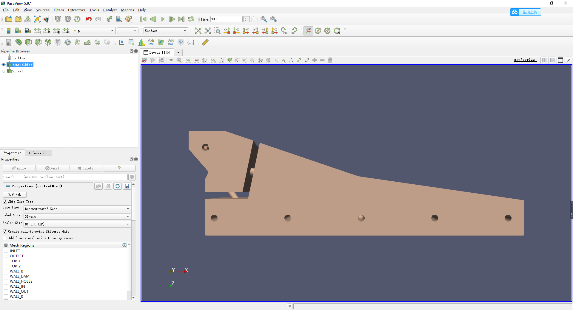 Paraview——三维模型中二维切面矢量流场制作_paraview 矢量图-CSDN博客