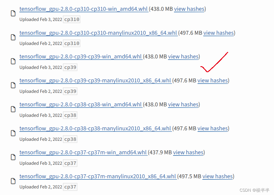TensorFlow2.8安装_tensorflow2.8.0-CSDN博客