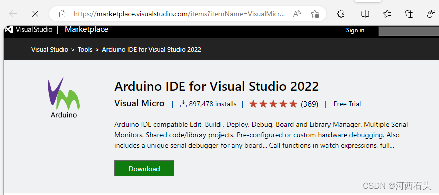 给Visual Studio 2022下配置arduino环境插件在VS下编写arduino代码_vs配置arduino-CSDN博客