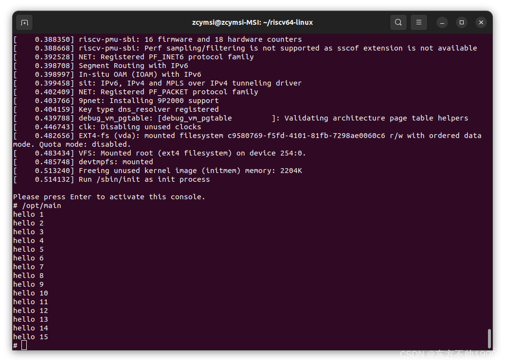 使用qemu运行risc V Linux(根文件系统busybox)qemu Riscv Csdn博客 3961