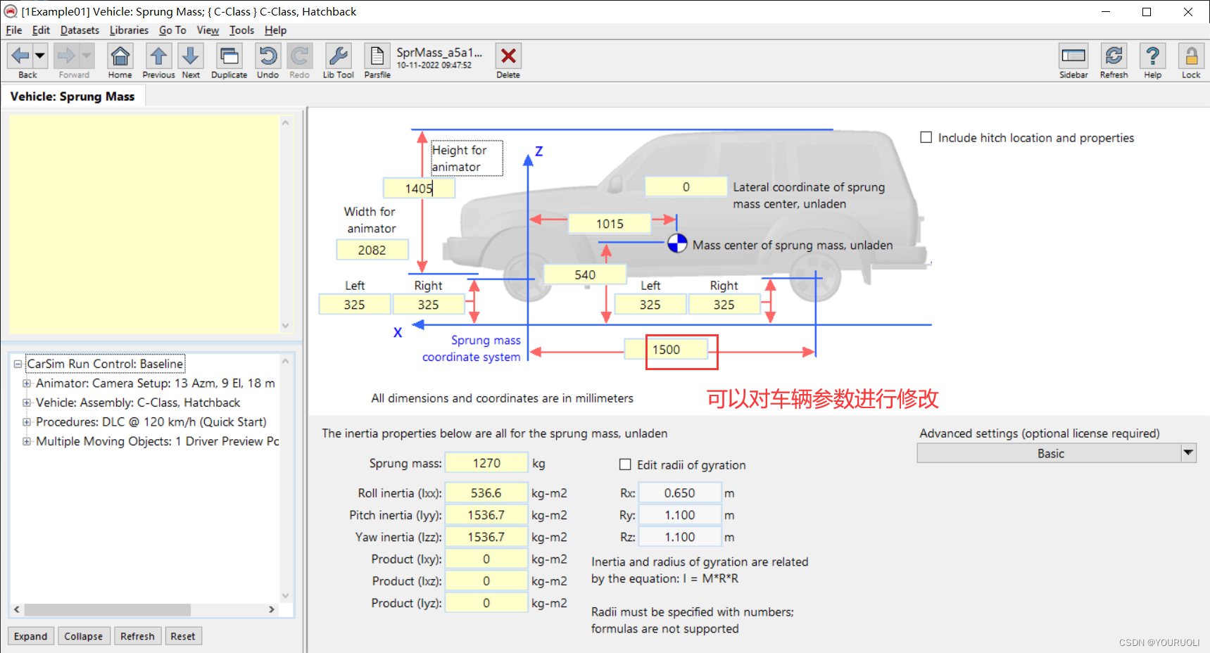 CarSim教程（二）- 操作实例_carsim数据集导入-CSDN博客