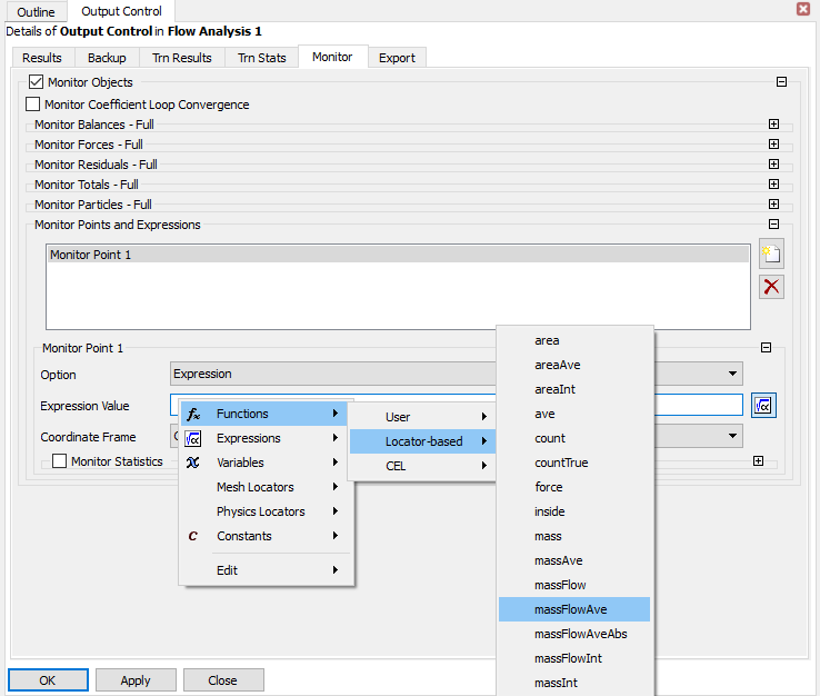 CFX-设置监测点和查看监测曲线_cfx检测质量流量-CSDN博客