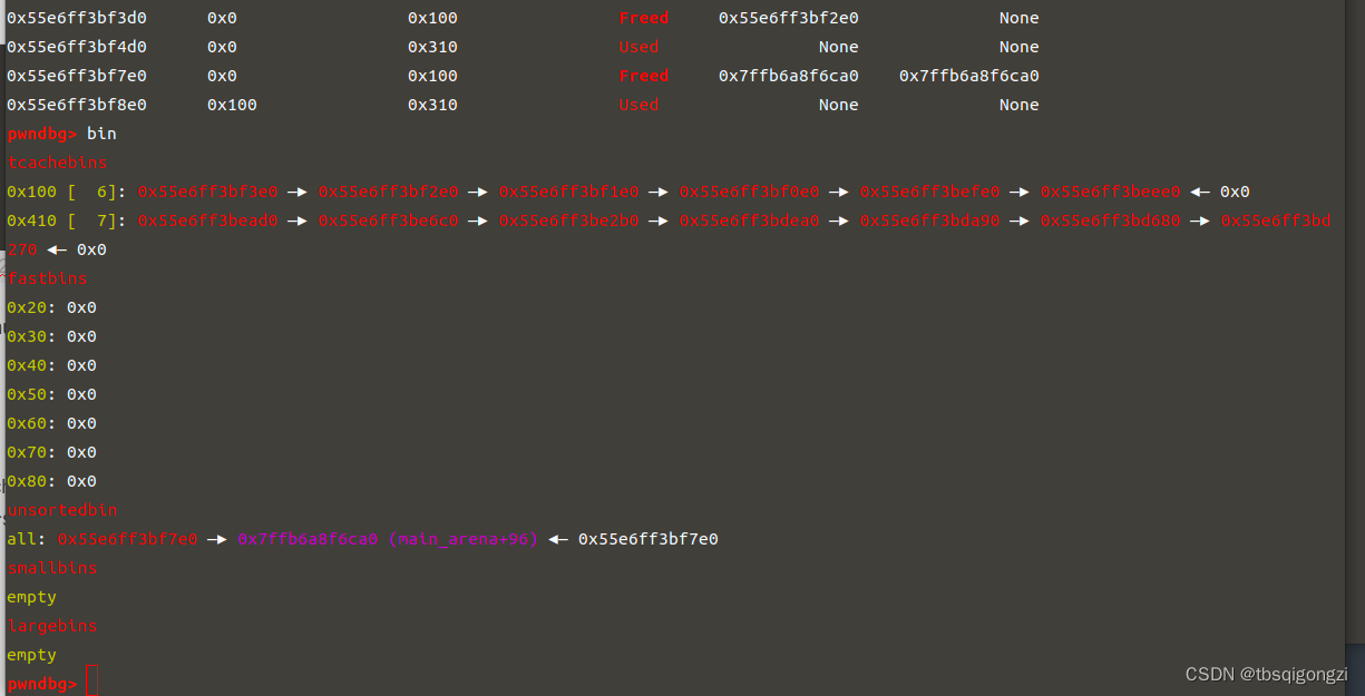 Tcache Stashing Unlink Attack（House of Lore Attack）_tcache stashing unlink attack利用思路-CSDN博客