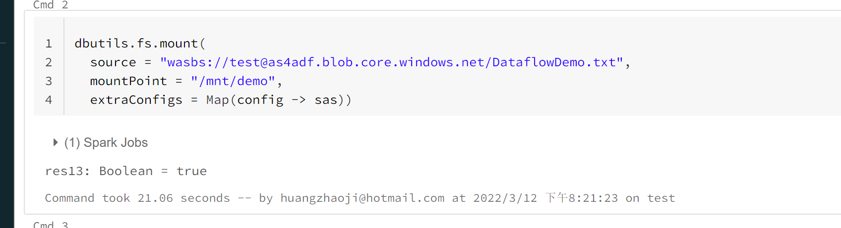 【Azure Data Platform】ETL工具(21)——Azure Databricks使用（1）——访问Azure Blob_databricks 访问 blob-CSDN博客