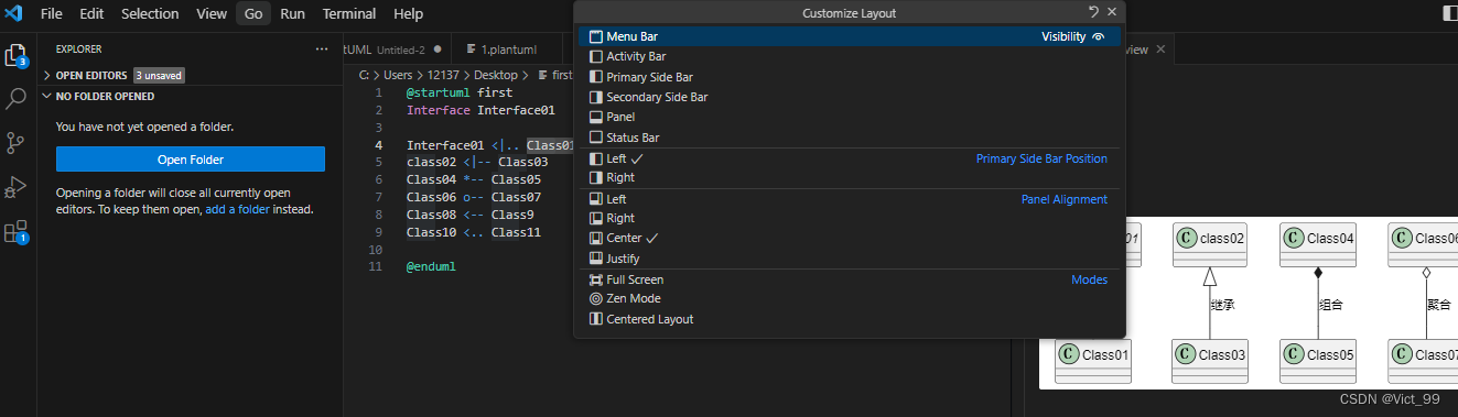 visual studio code 无法使用plantuml_vs code plantuml alt+d 没图-CSDN博客