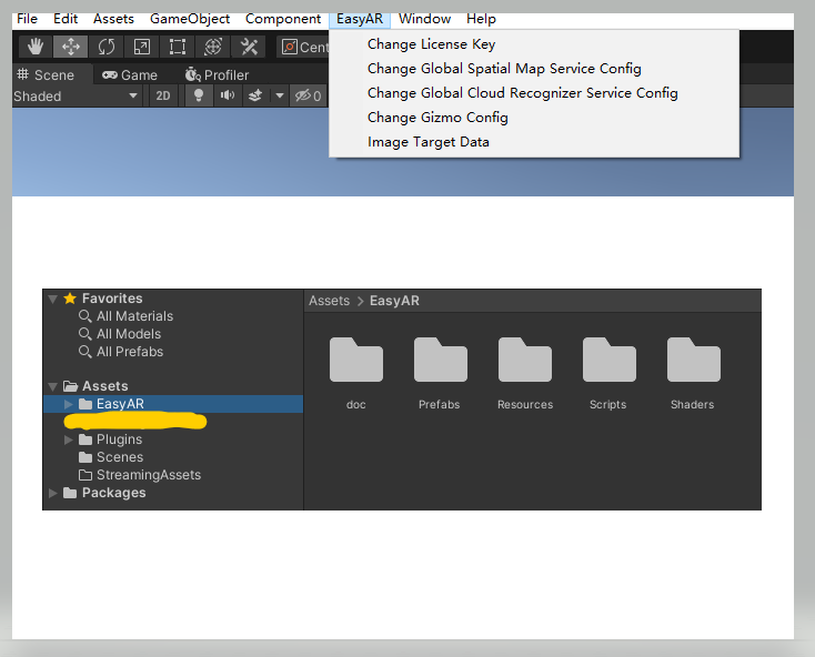 【Unity-EasyAR 2022.4】全网最新各类功能使用教程与心得01——详细导包与平面图像追踪_easyar相机没效果-CSDN博客
