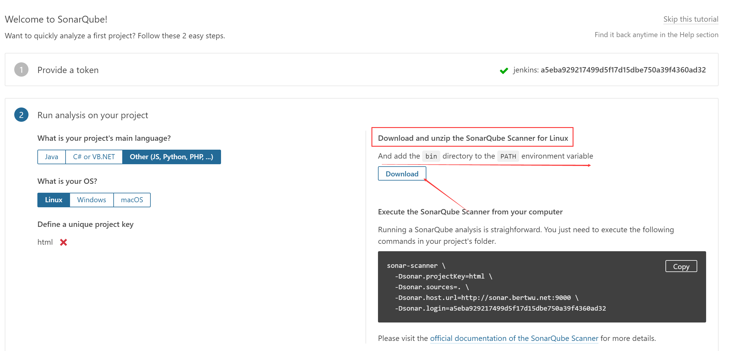 Jenkins集成 SonarQube_如何将脚本的结果定义为系统变量,供钉钉调用-CSDN博客