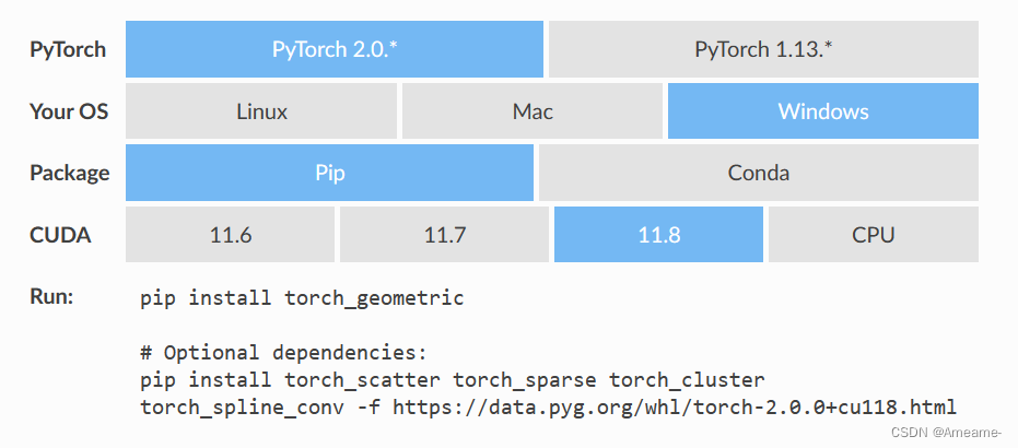 anaconda环境下安装torch+torch_geometric_anaconda 安装torch-CSDN博客