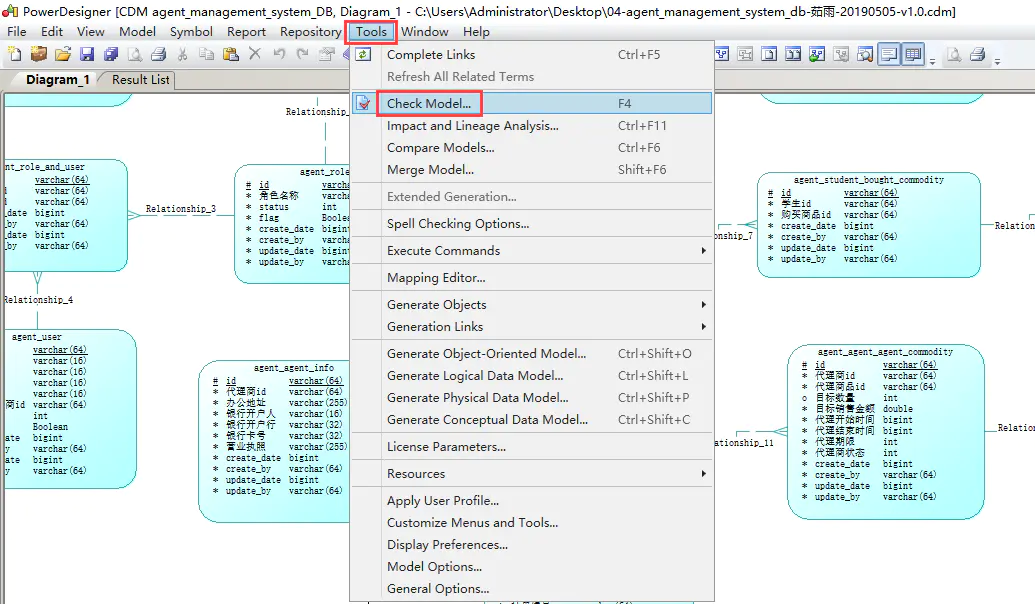 PowerDesigner的.cdm转成.pdm，并生成.sql脚本_powerdesigner怎么转化数据库脚本-CSDN博客