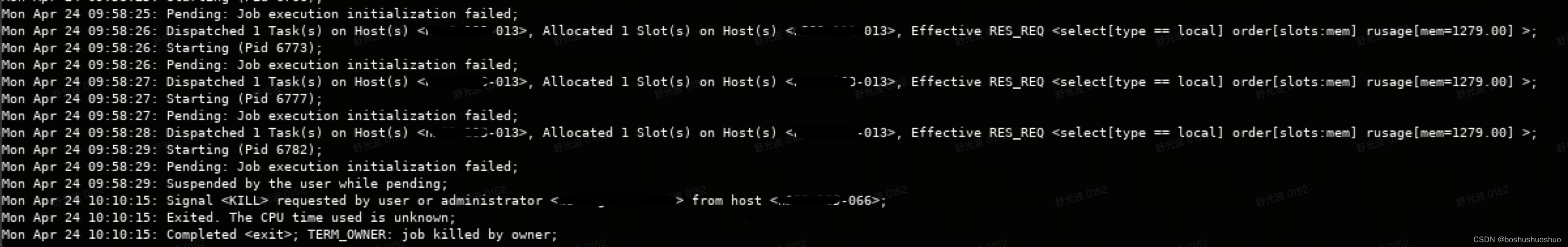 LSF错误排查：为什么任务状态自动切换为PSUSP ？-CSDN博客