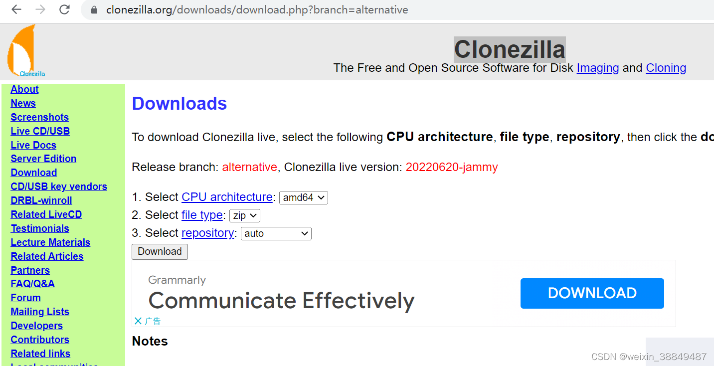 Clonezilla克隆linux系统_海光 再生龙-CSDN博客
