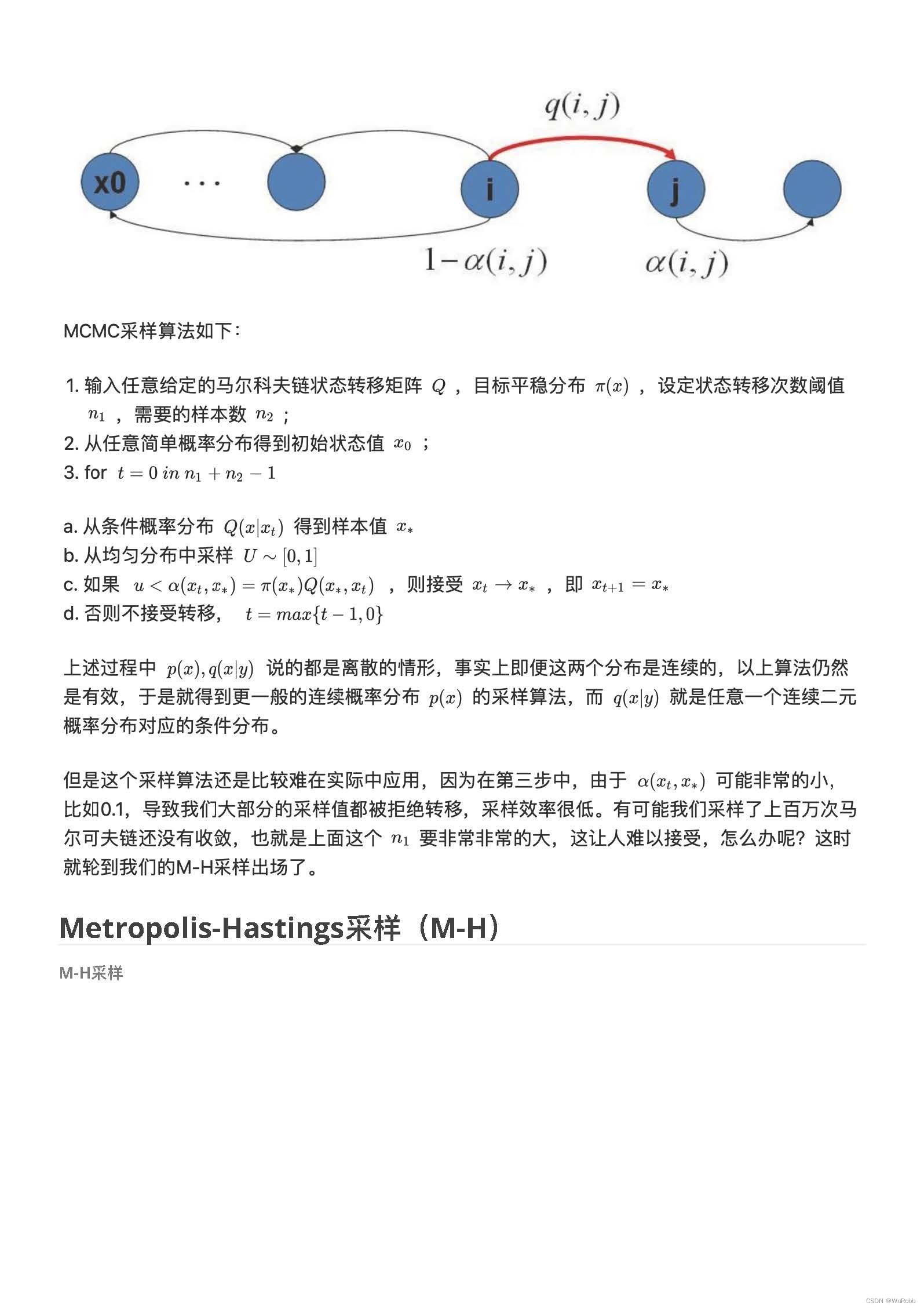 MCMC算法_mcmc算法matlab语言csdn-CSDN博客