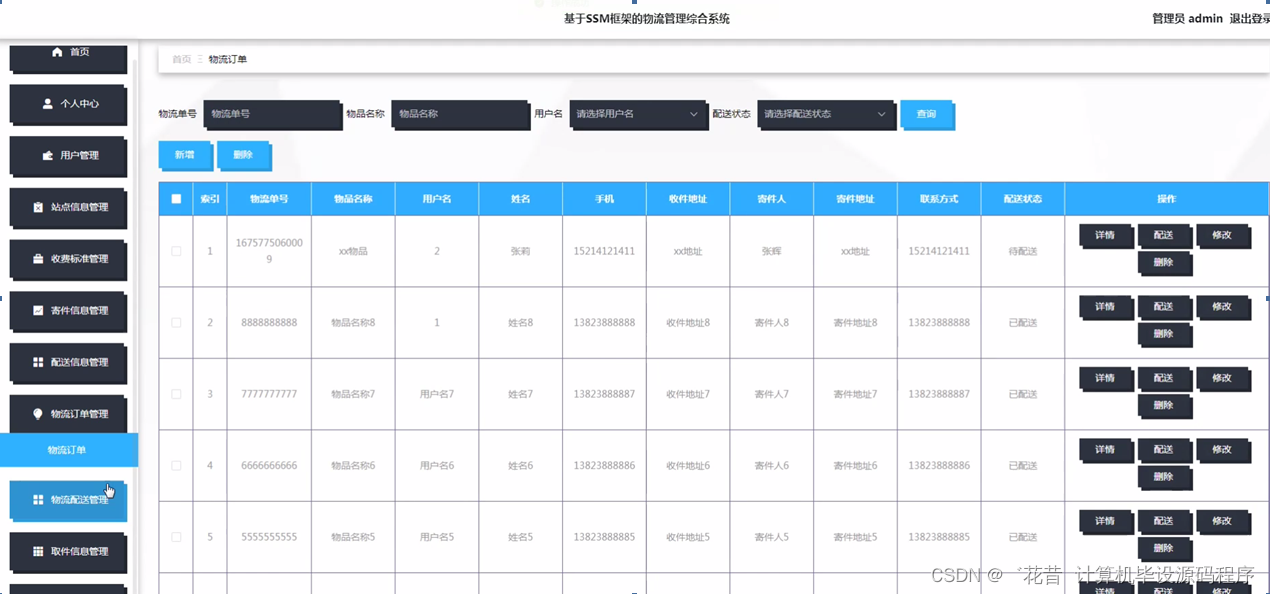 计算机毕业设计ssm基于ssm框架的物流管理综合系统9ej4u9(附源码)新手必备基于ssm框架的物流管理系统的选题背景 Csdn博客