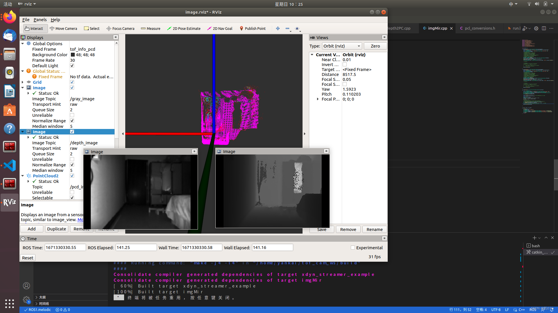 tof相机开发笔记_tof 深度和幅度怎么转成图像-CSDN博客