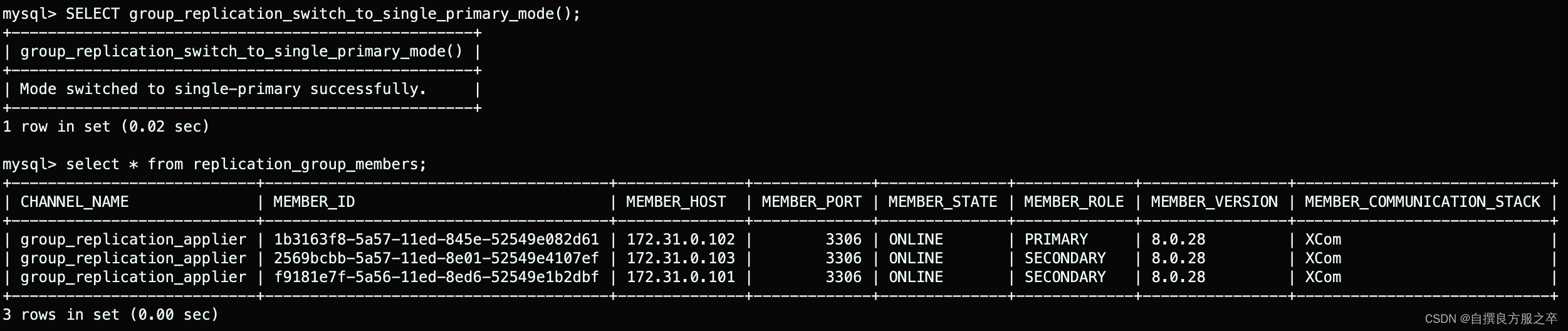MGR手动创建_linux mgr搭建-CSDN博客