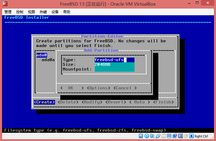 安装 FreeBSD-13.0-RELEASE-amd64_freebsd安装图形界面-CSDN博客