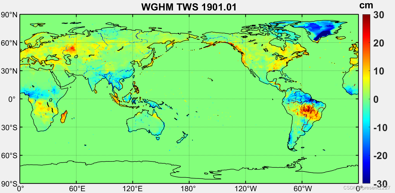 WaterGAP Global Hydrology Model (WGHM)数据的下载、读取和全球格网图-CSDN博客