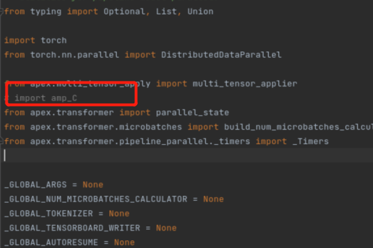 apex安装、解决ModuleNotFoundError: No module named ‘amp_C‘报错_no module named amp-c-CSDN博客