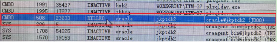 Oracle 数据库CJQ进程造成row cache lock等待事件影响job无法停止问题分析_oracle 杀掉job的session job会停止执行么?-CSDN博客